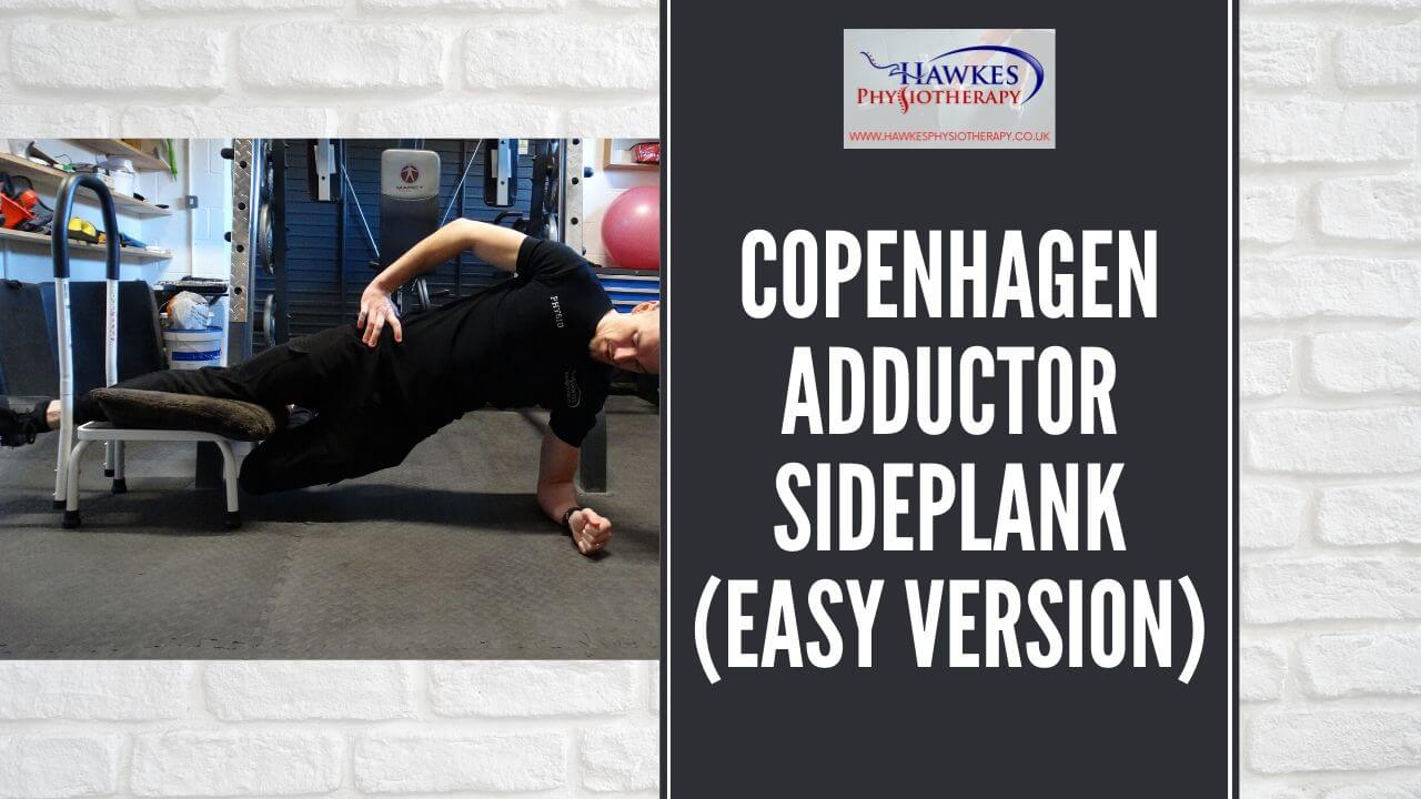 Copenhagen Adductor Sideplank (easy version) - Hawkes Physiotherapy