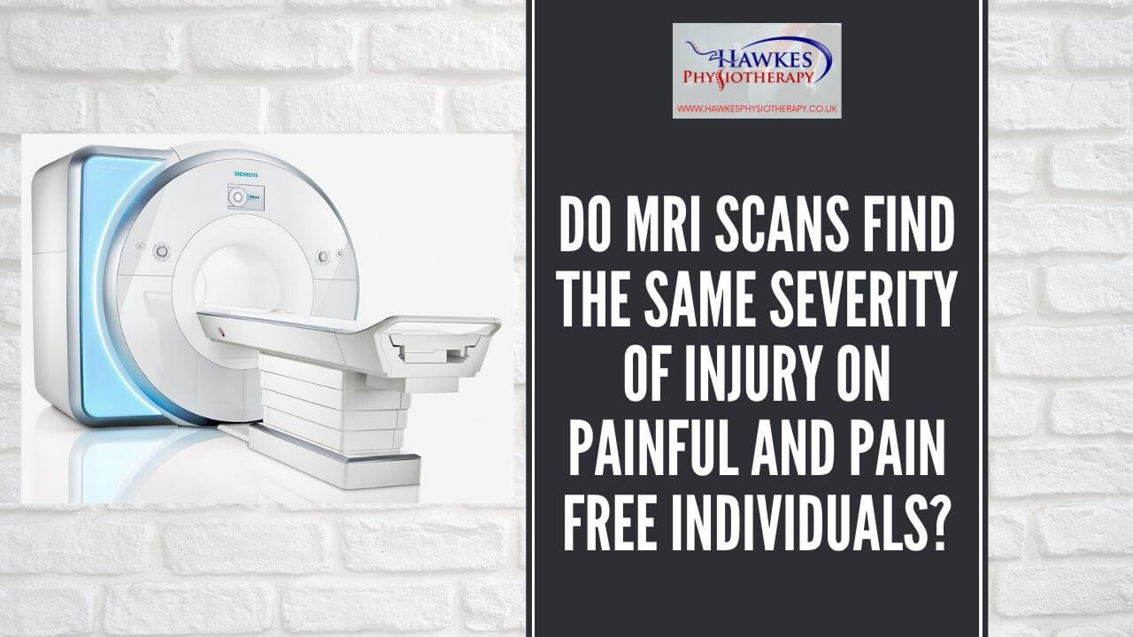 Do MRI scans find the same severity of injury on painful & pain free people
