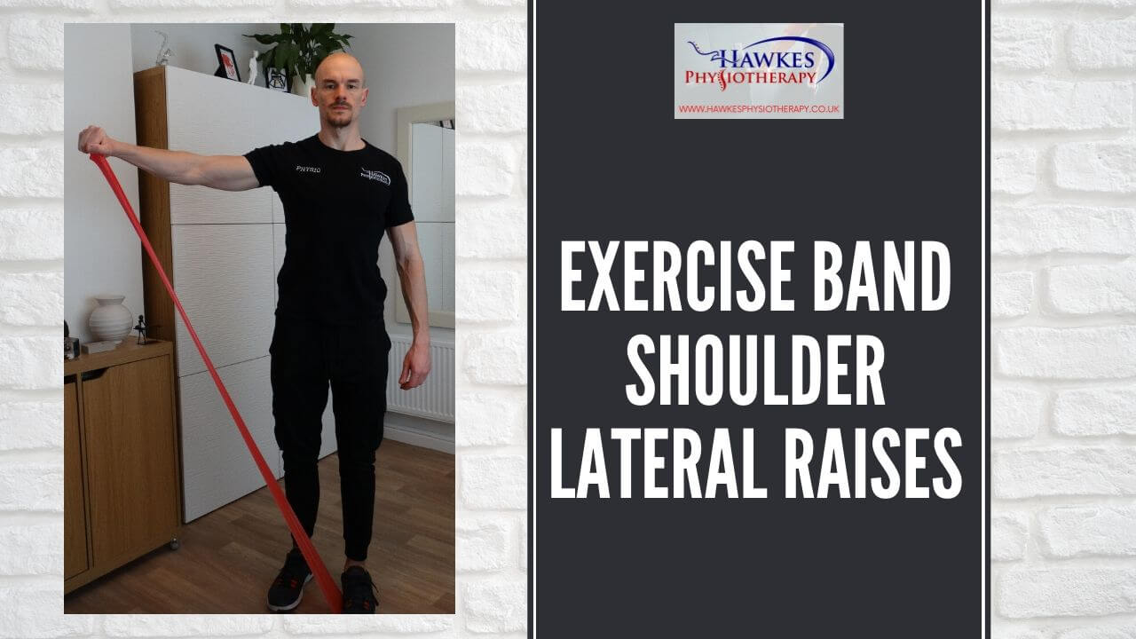 Exercise band Shoulder lateral raises